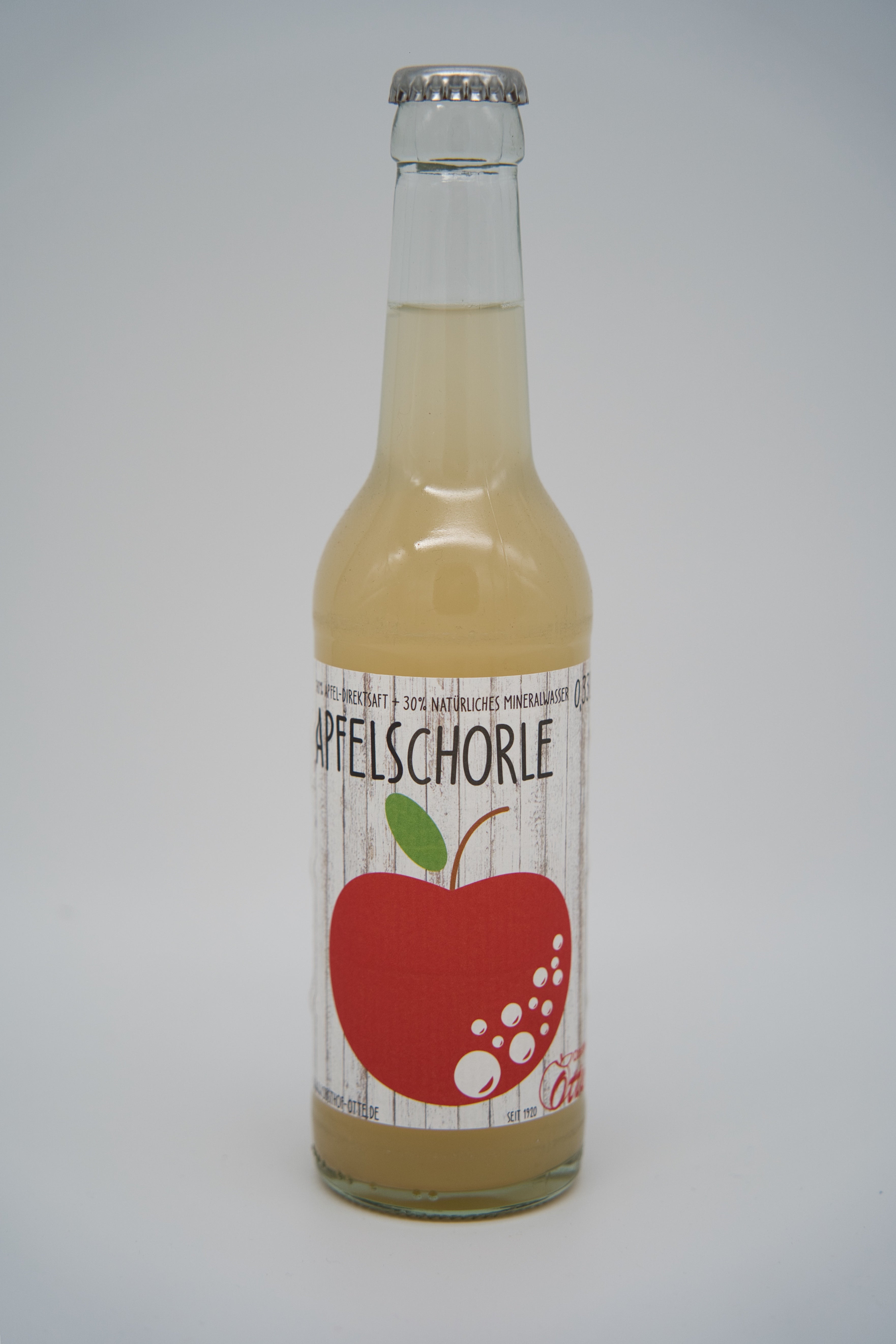 Naturtrübe Apfelschorle – Obsthof Otte Online-Shop