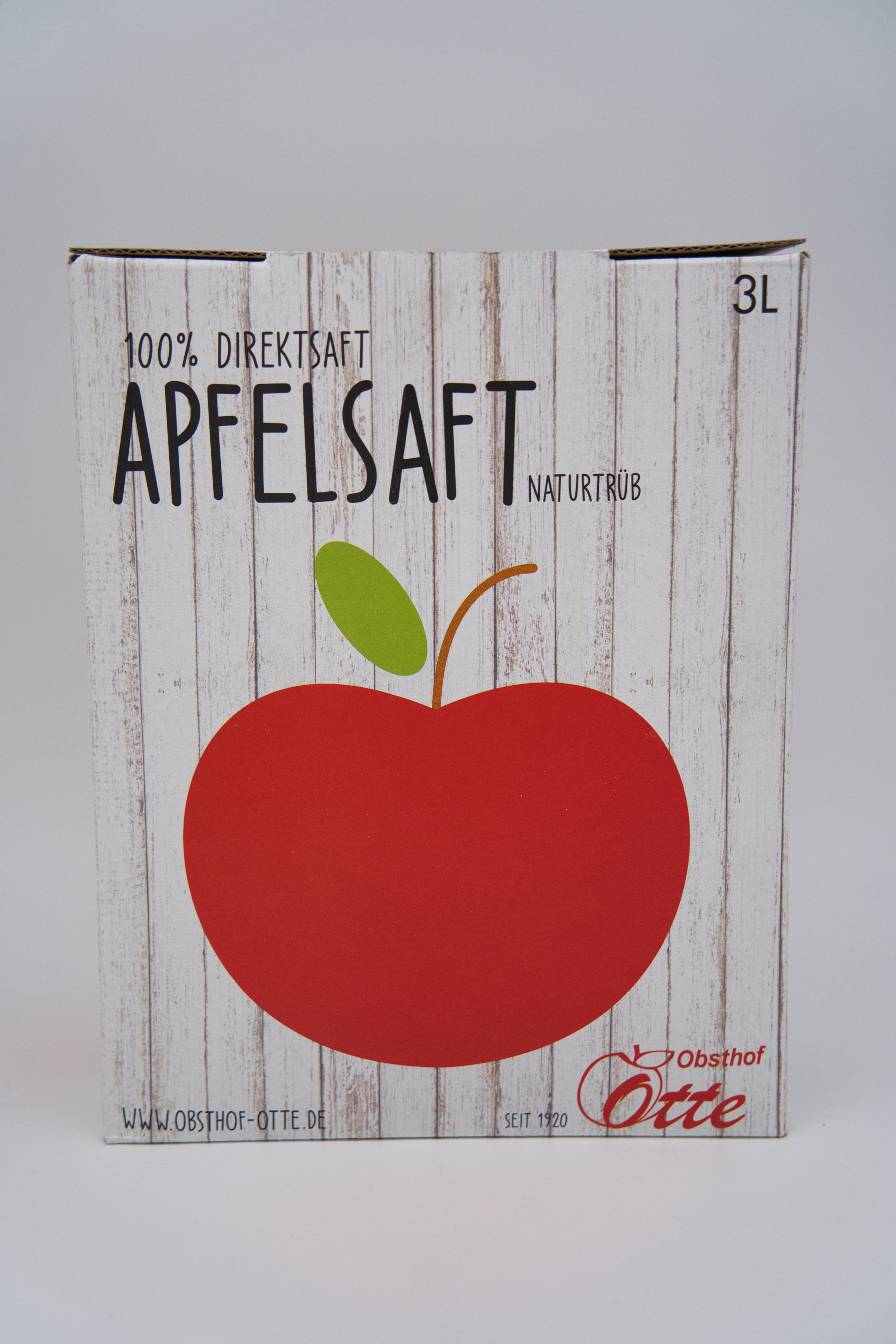 Naturtrüber Apfelsaft in der Box – Obsthof Otte Online-Shop